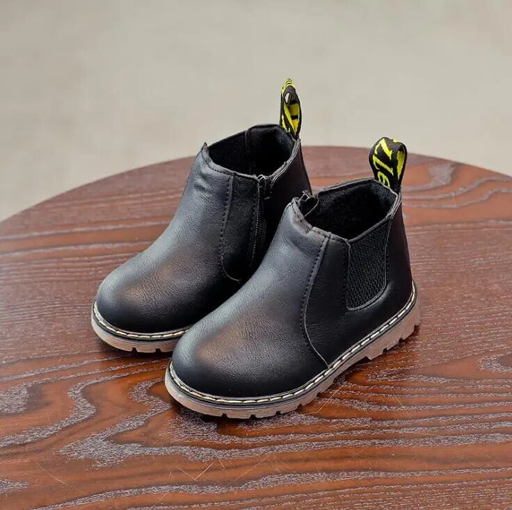 Children Kids Fashion Boots Spring Teen Girls Chelsea Boot With Zip Big ...