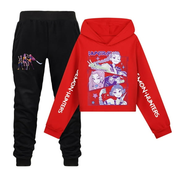 Children Kids Girl's Hoodie and Pants Set, 2 Piece Outfit with Long ...