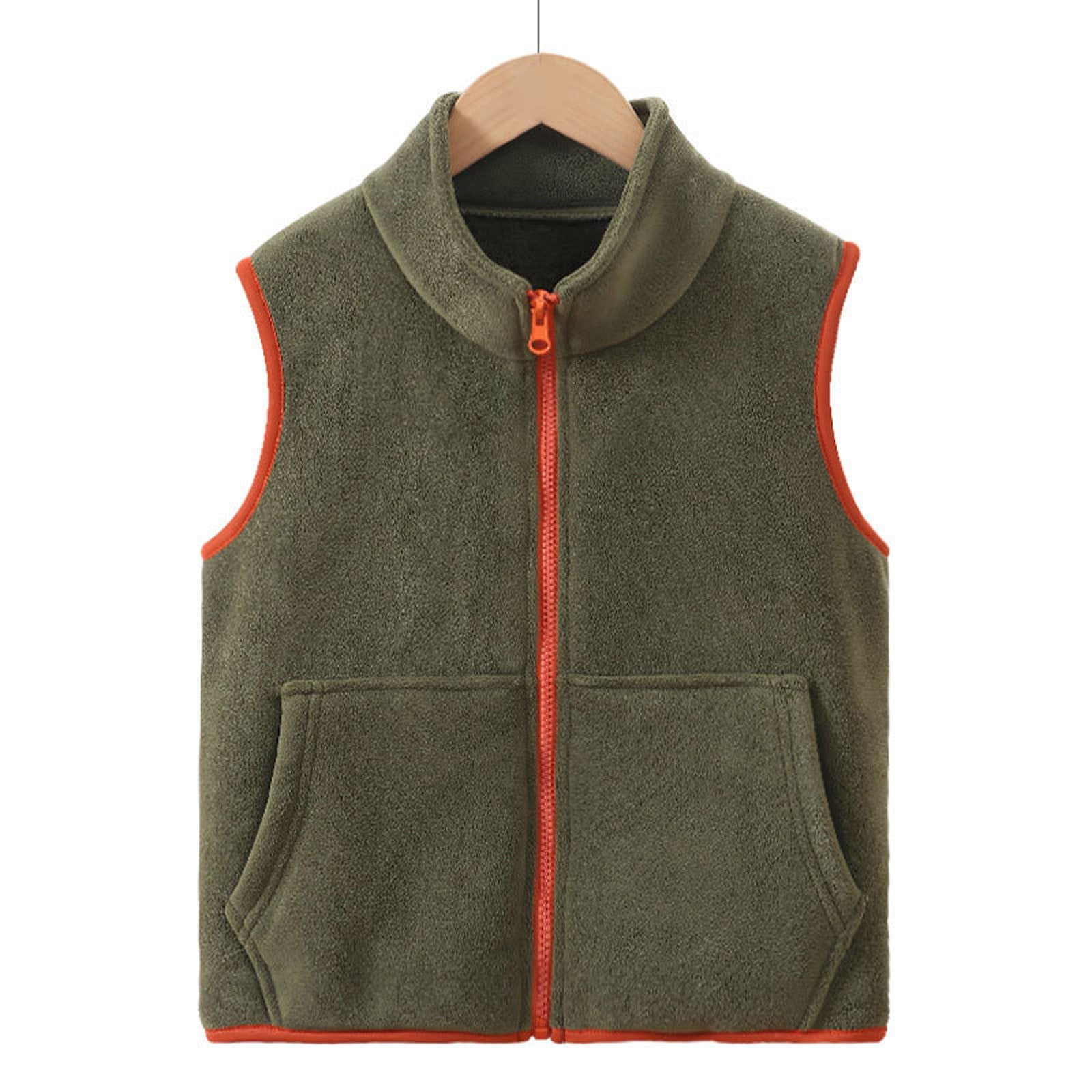 Children Kids Jacket Vest for Fleece Autumn And Winter Toddler Girls ...