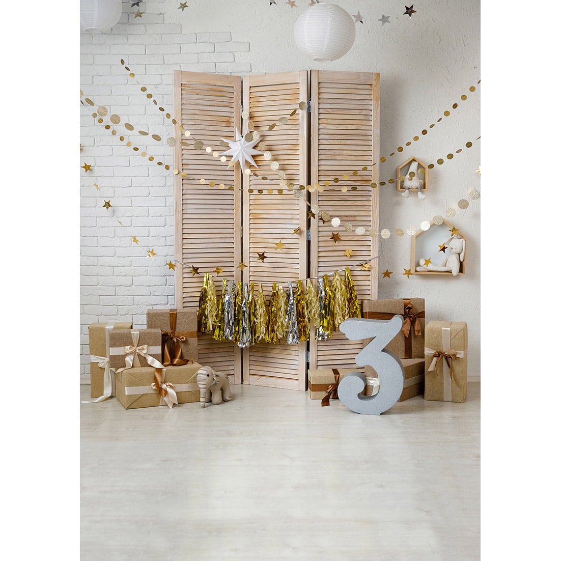 Children Kids New Born Baby Photography Backdrop White Wooden Floor ...