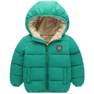 Boys Girls Kid Winter Thick Jacket Warm Zipper Hooded Windproof Coat Cute Outwear,2-7T - Walmart.com