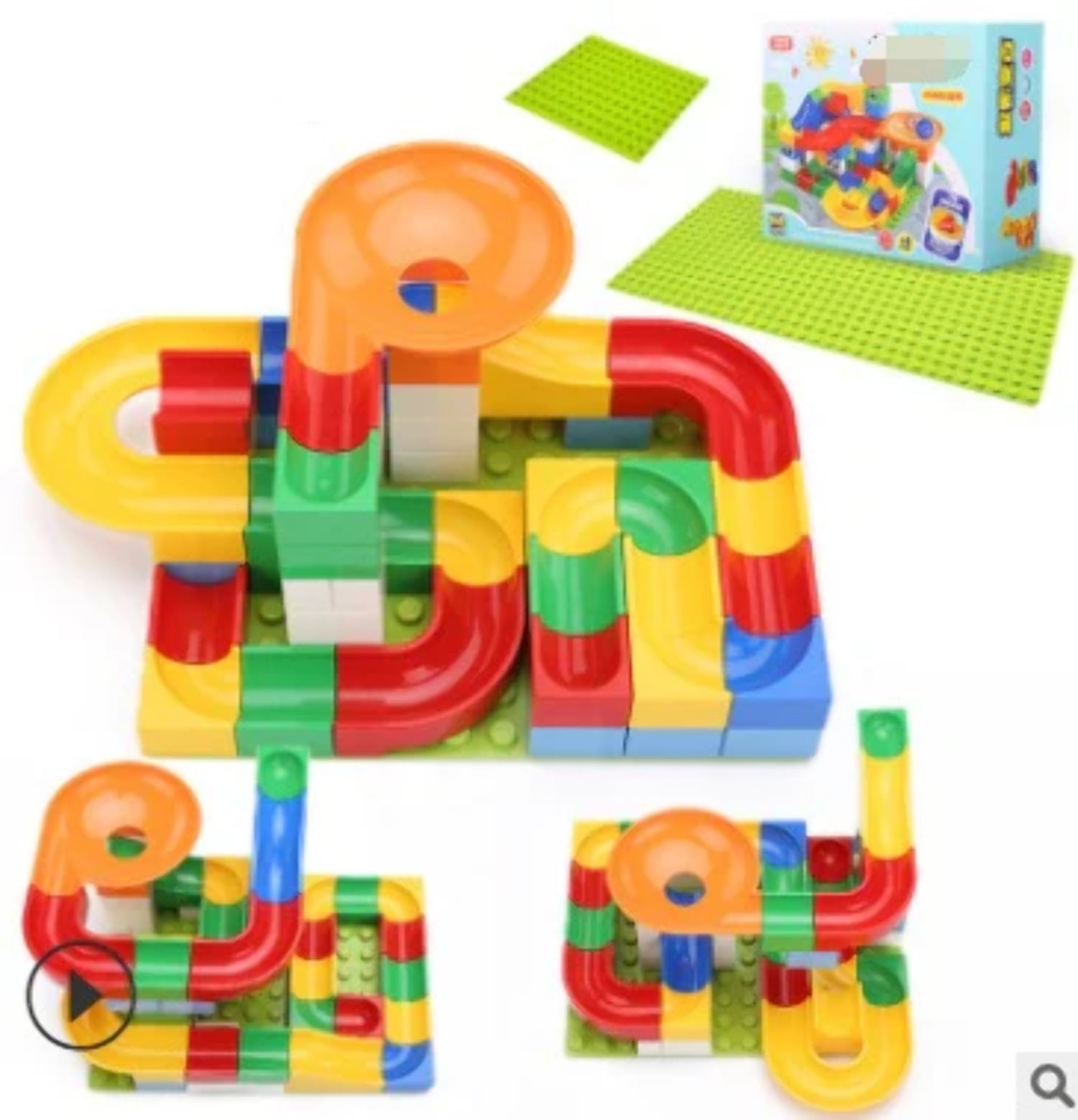 Children Large Particles Assembled Slide Puzzle Blocks Toys 3-10 Years ...