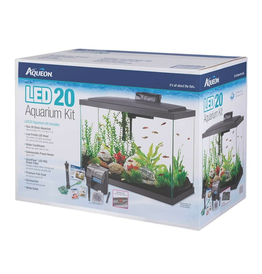 Children Learning Kit - LED Aquarium Starter Kit rectangle 20 Gallon ...