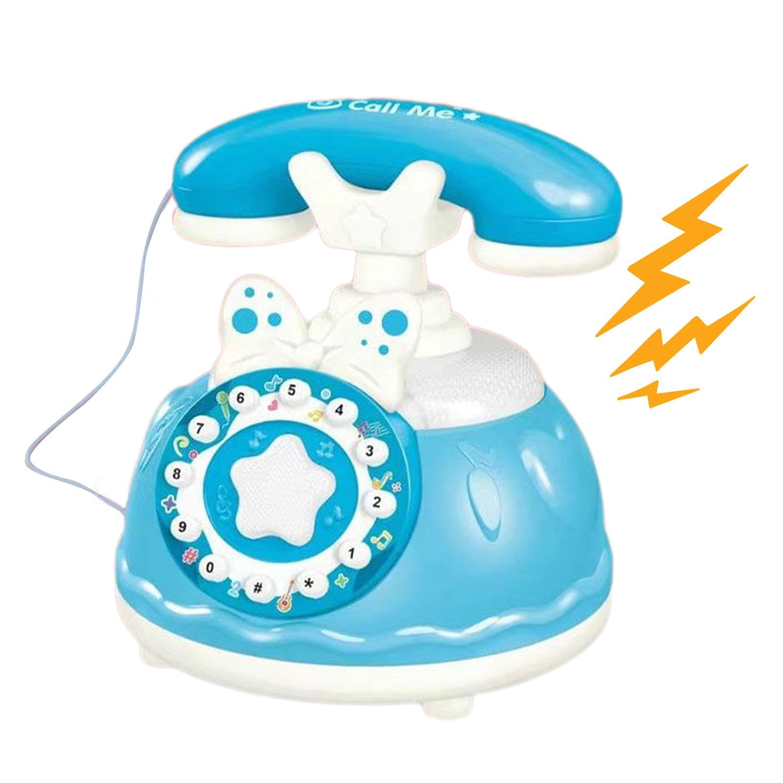 Children Learning Toys,Cartoon Retro Learning Toys Simulation Telephone ...