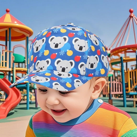 Children Long Tongue Hat Spring And Summer Boys Baby Cute Printed Sun ...