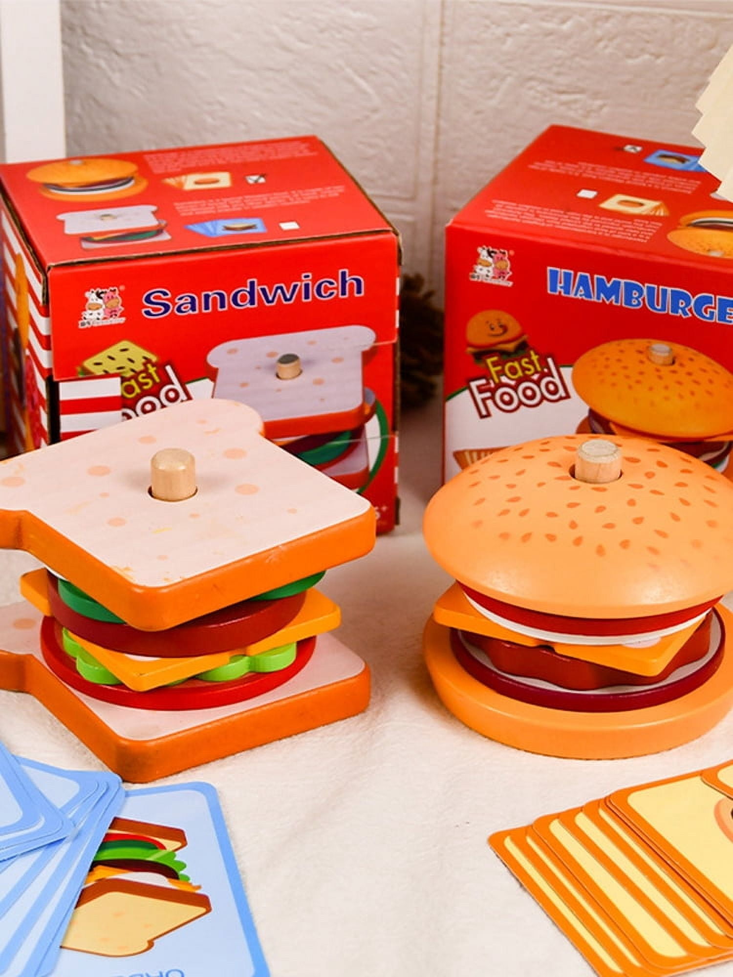 Children Mini Sandwich Model Toy Pretend Play Kitchen Toy - Walmart.com