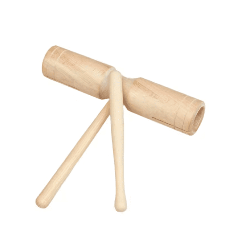 Children Musical Instrument Toys Montessori Natural Wooden Drum ...