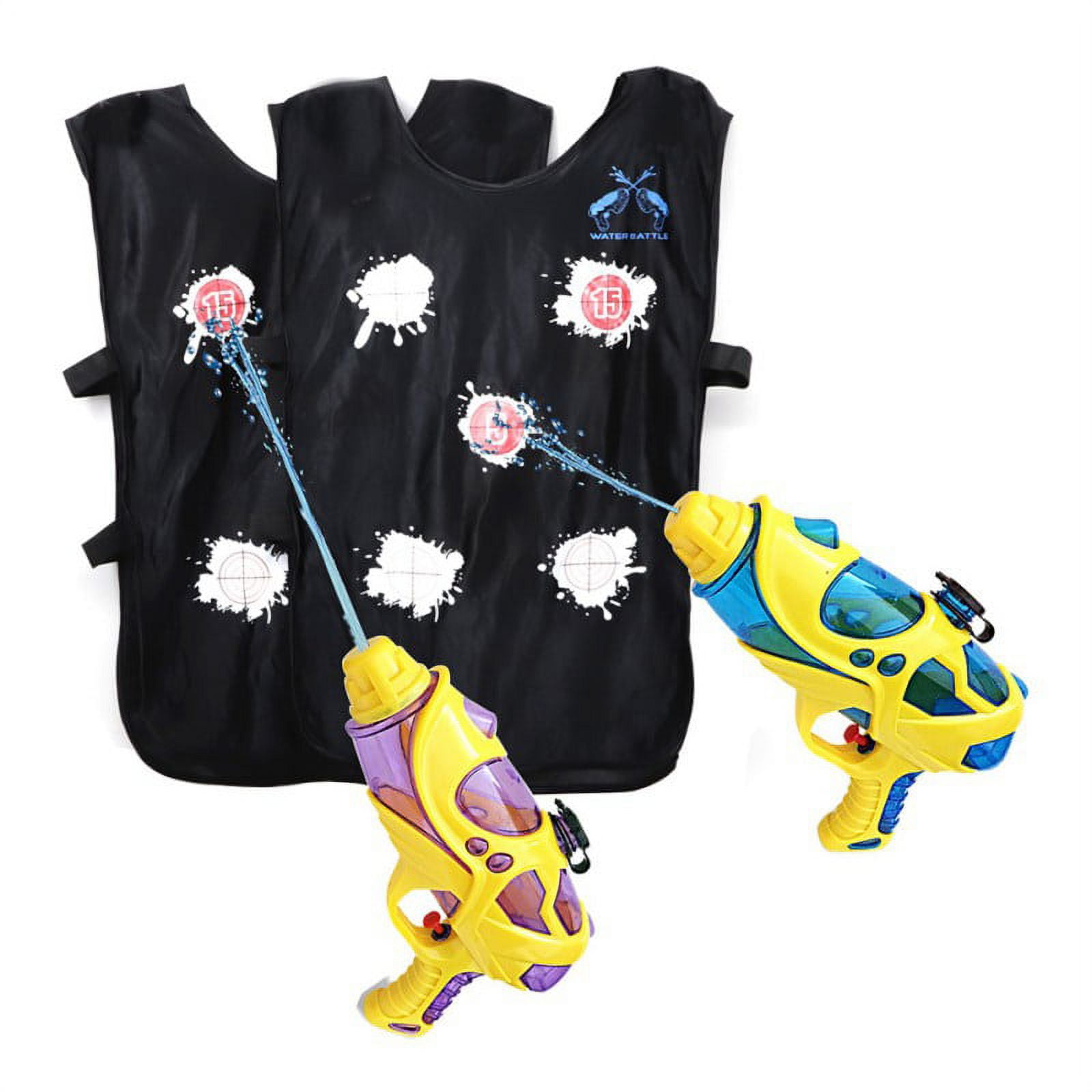 Children Outdoor Water Activated Vests Water Pistol Toys Kids Backyard ...