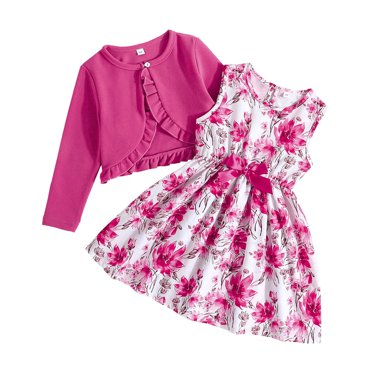 Bysome Fashion Outfit Set For Girls Toddler Summer Short Sleeve Solid ...