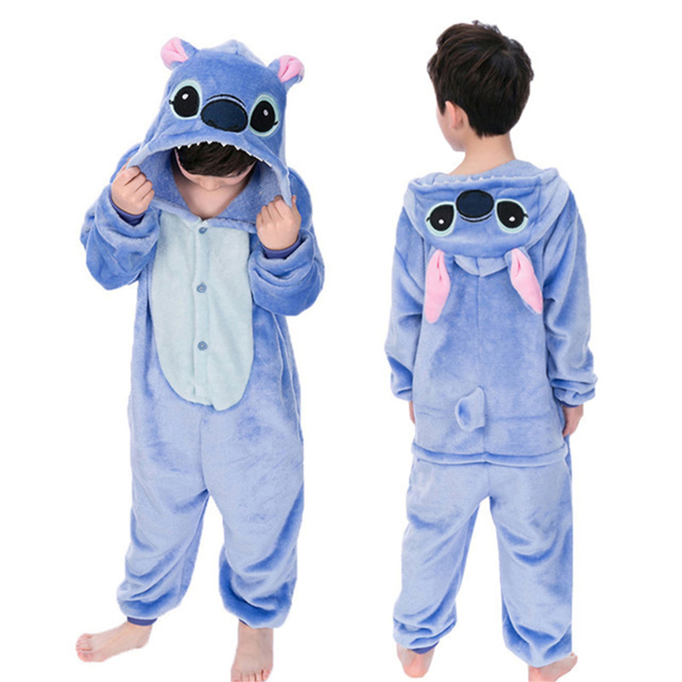 Children Pajamas Animal Cosplay Pyjama Onesies Kids Fleece Sleepwear ...