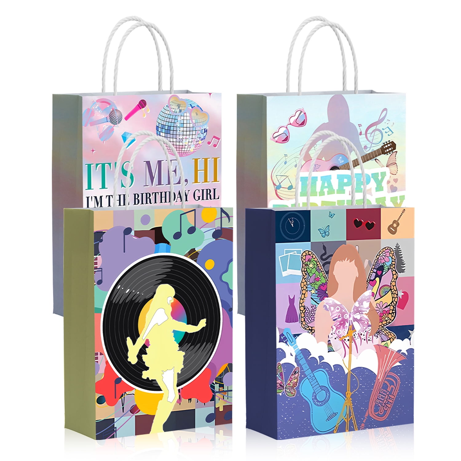 Children Paper Party Favor Bag Cute Paper for Birthday Party Decoration ...