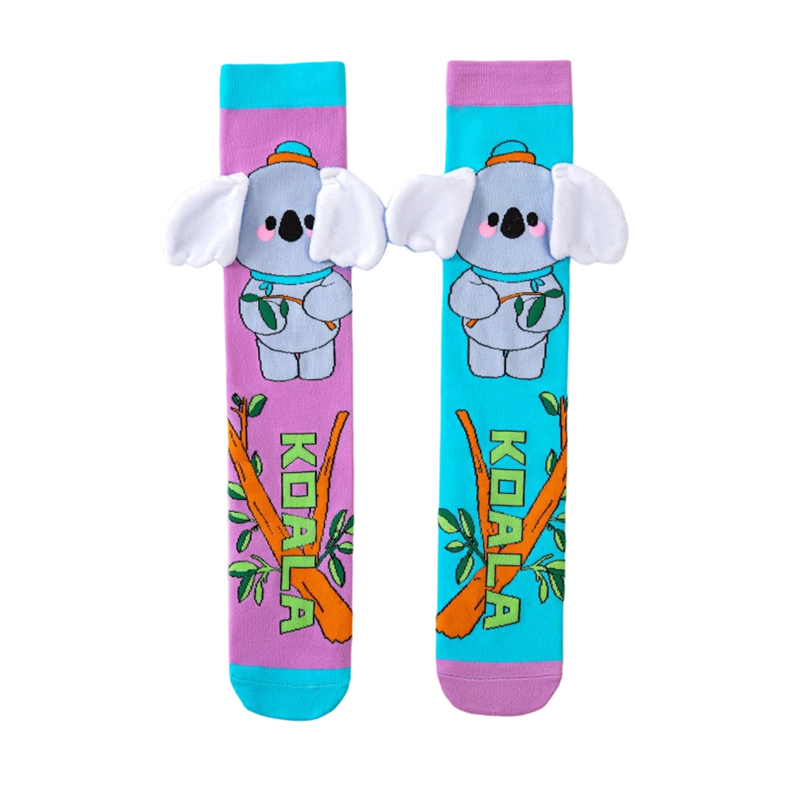 Children Penguin Pattern Novelty Crew Socks with 3D Knit Hat Detail ...