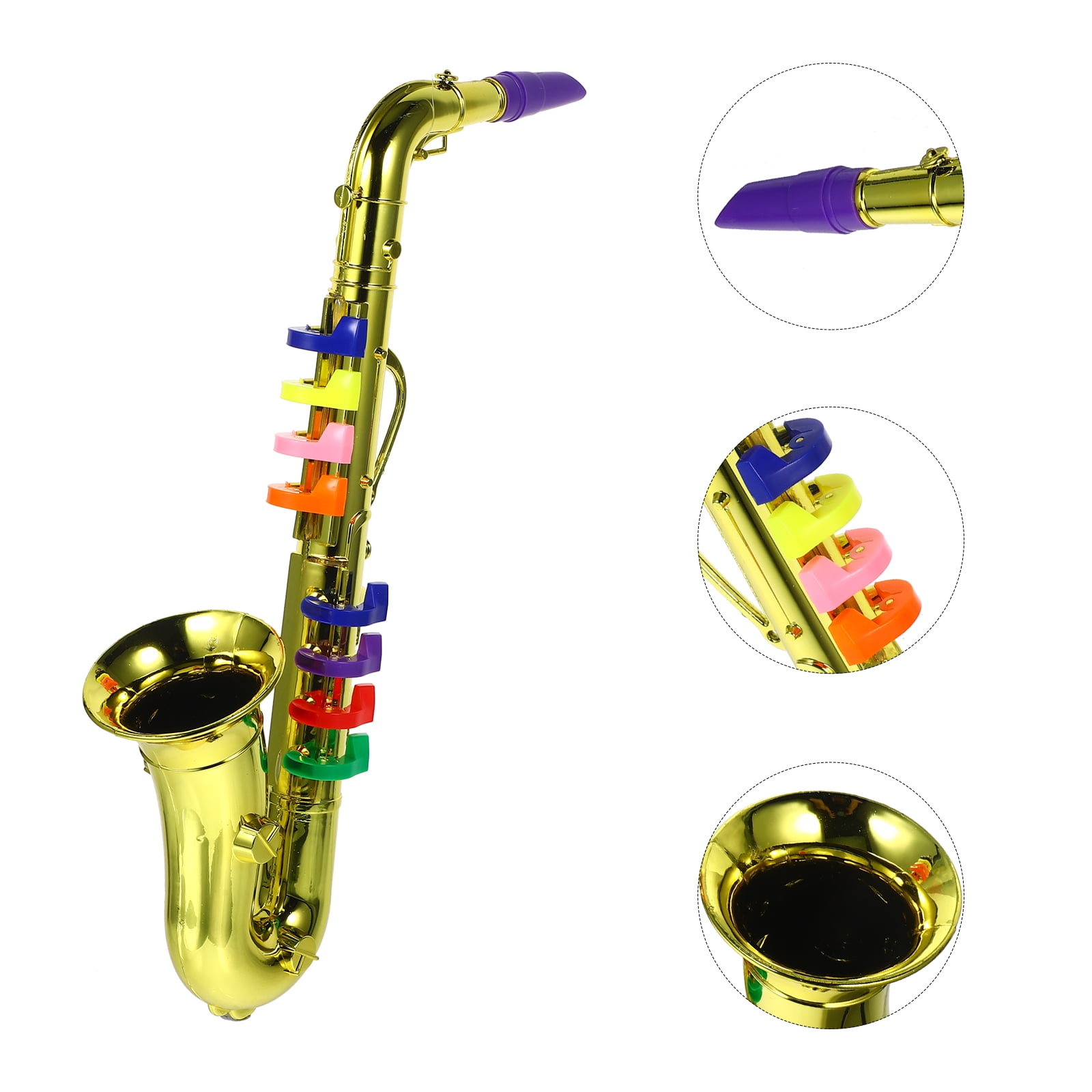 Children Plastic Trumpet Toy Musical Instruments Toy Saxophone 8 ...