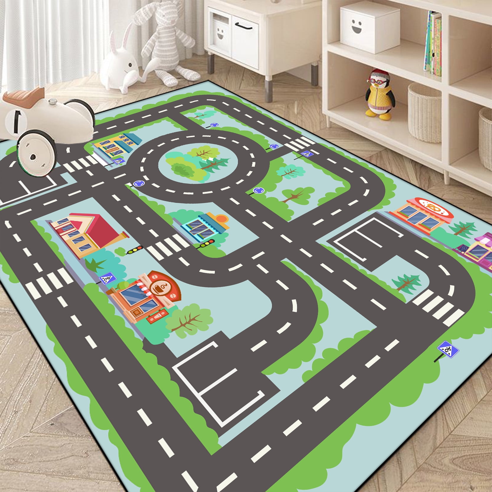 Children Play Game Rug Bedroom ration Large Carpets Child Room Bedside ...