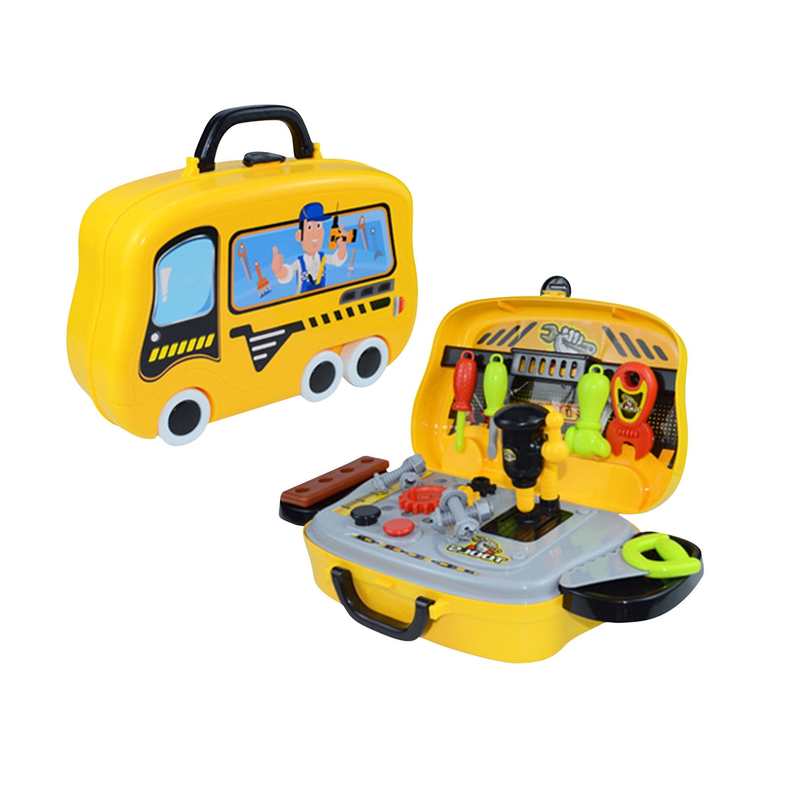 Children Play House Kitchen Toy Cooking Simulation Set Tool Hand Carry ...