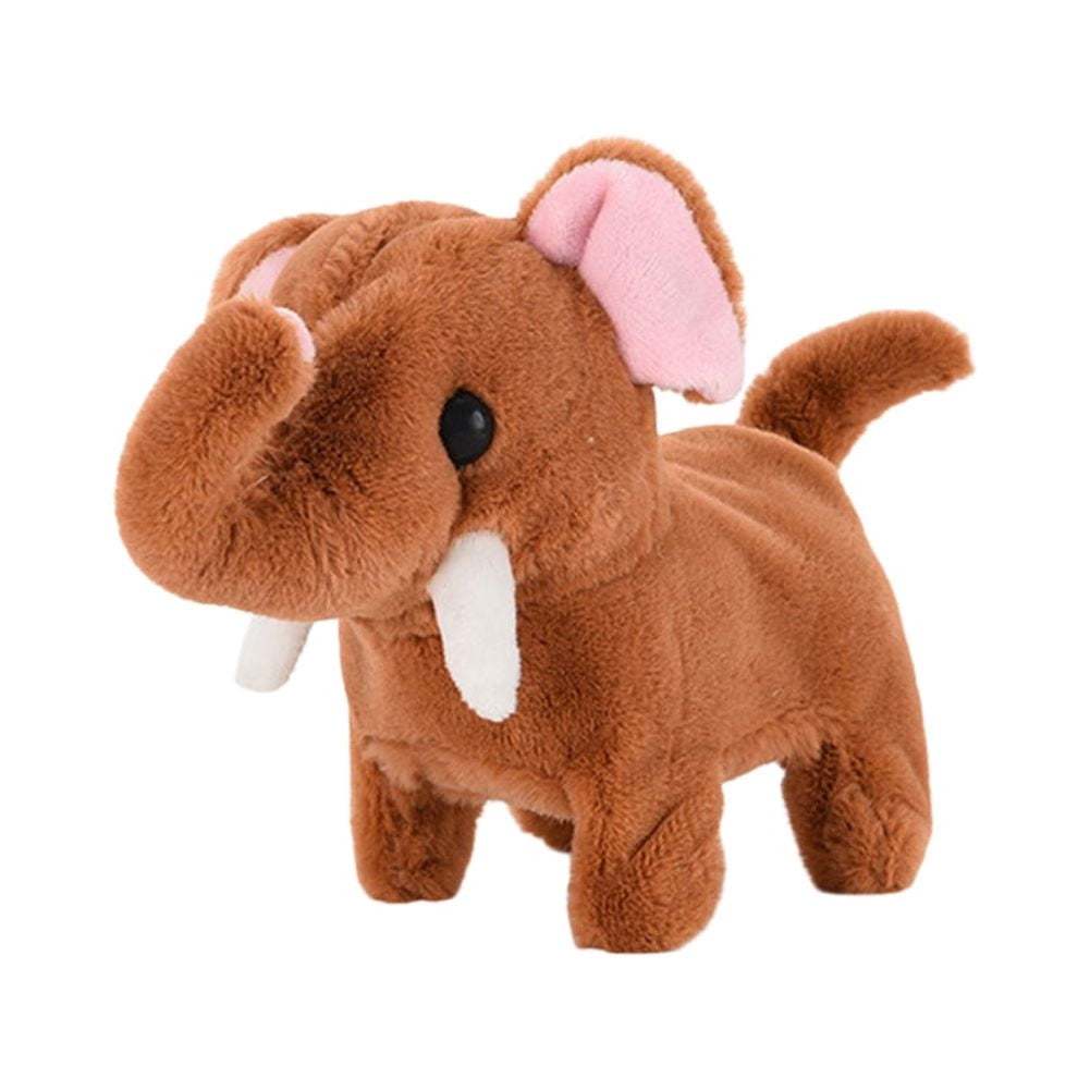 Children Plush Electric Toy Elephant Electric Toy Walking Elephant ...