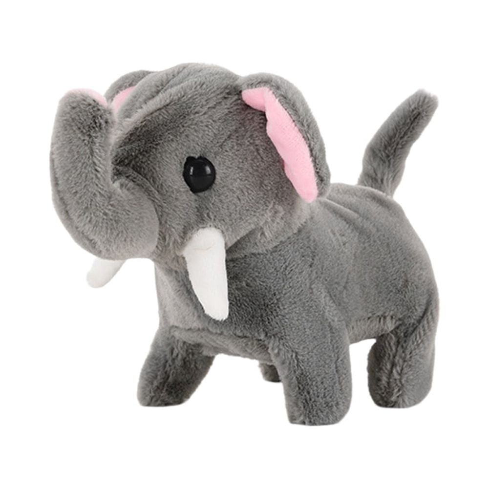 Children Plush Electric Toy Elephant Electric Toy Walking Elephant ...