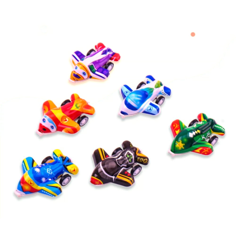 Children Pull Back Small Airplane Toy Inertial Colourful Mini Airplane ...