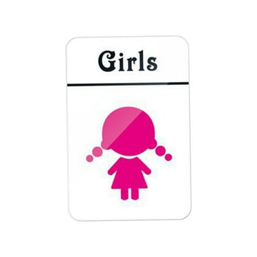 Uxcell Bathroom Sign, Acrylic Restroom Men's and Women's Gender Sign ...