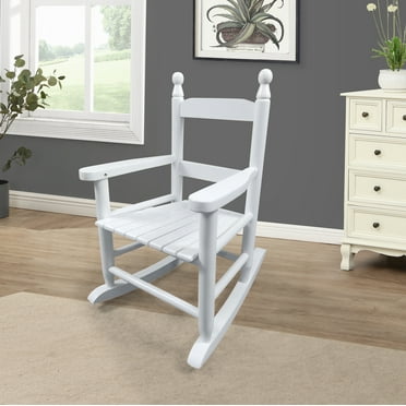 Jack Post Small Child Size White Rocking Chair, Classic Wooden Youth ...
