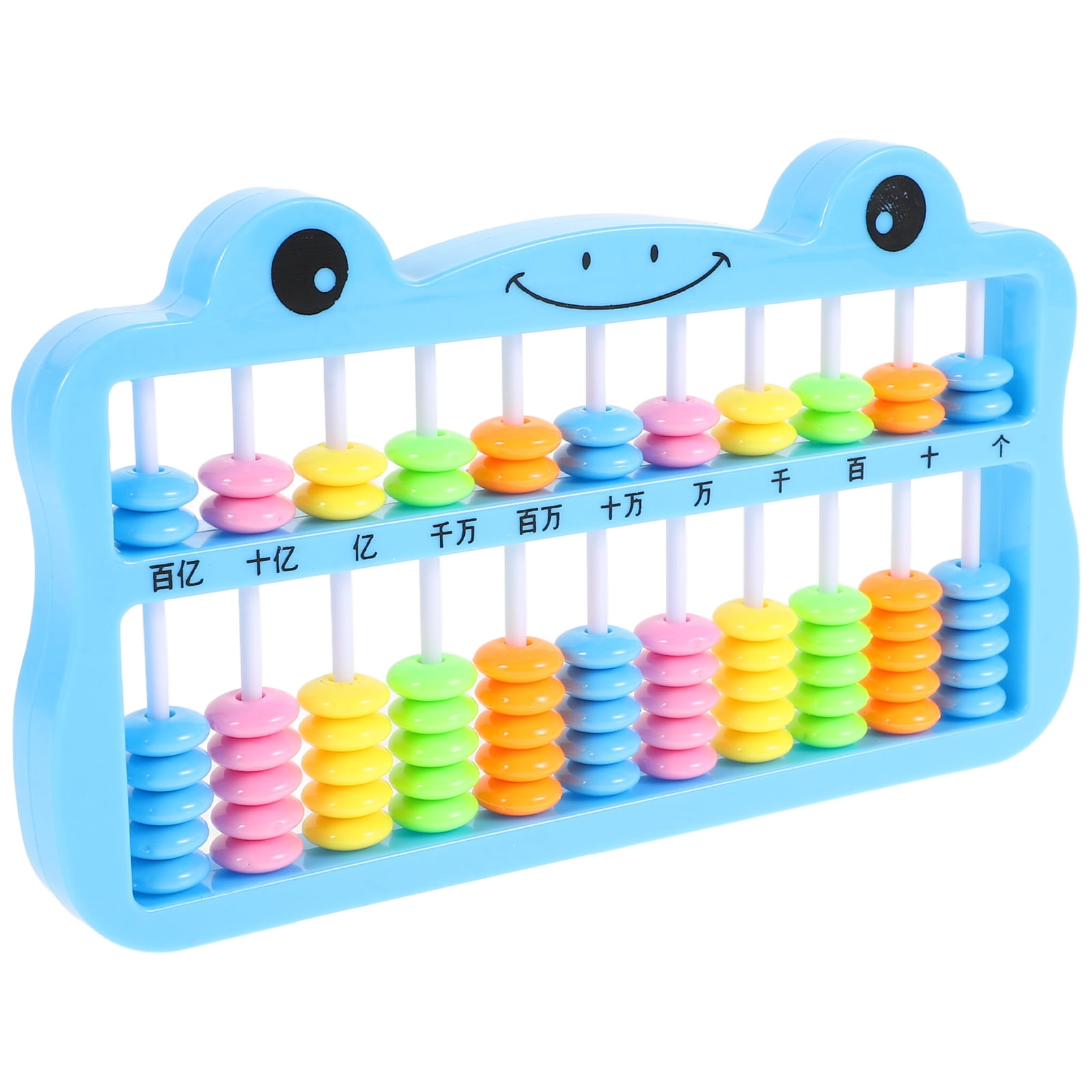 Children'S 7-Bead Abacus Plastic Math Device For Kids Education ...