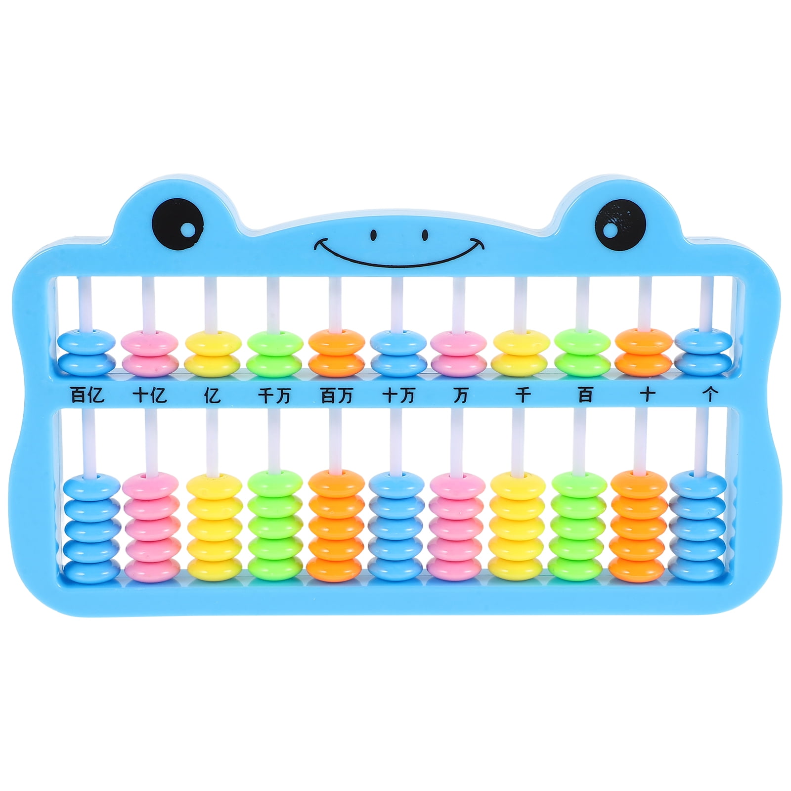 Children'S 7-Bead Abacus Plastic Math Device For Kids Education ...