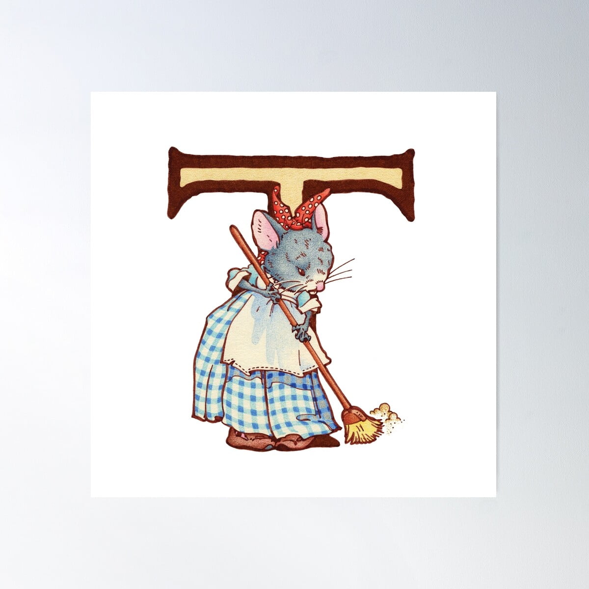 Children'S Alphabet And Numbers - The Letter T Poster Wall Art, Modern ...