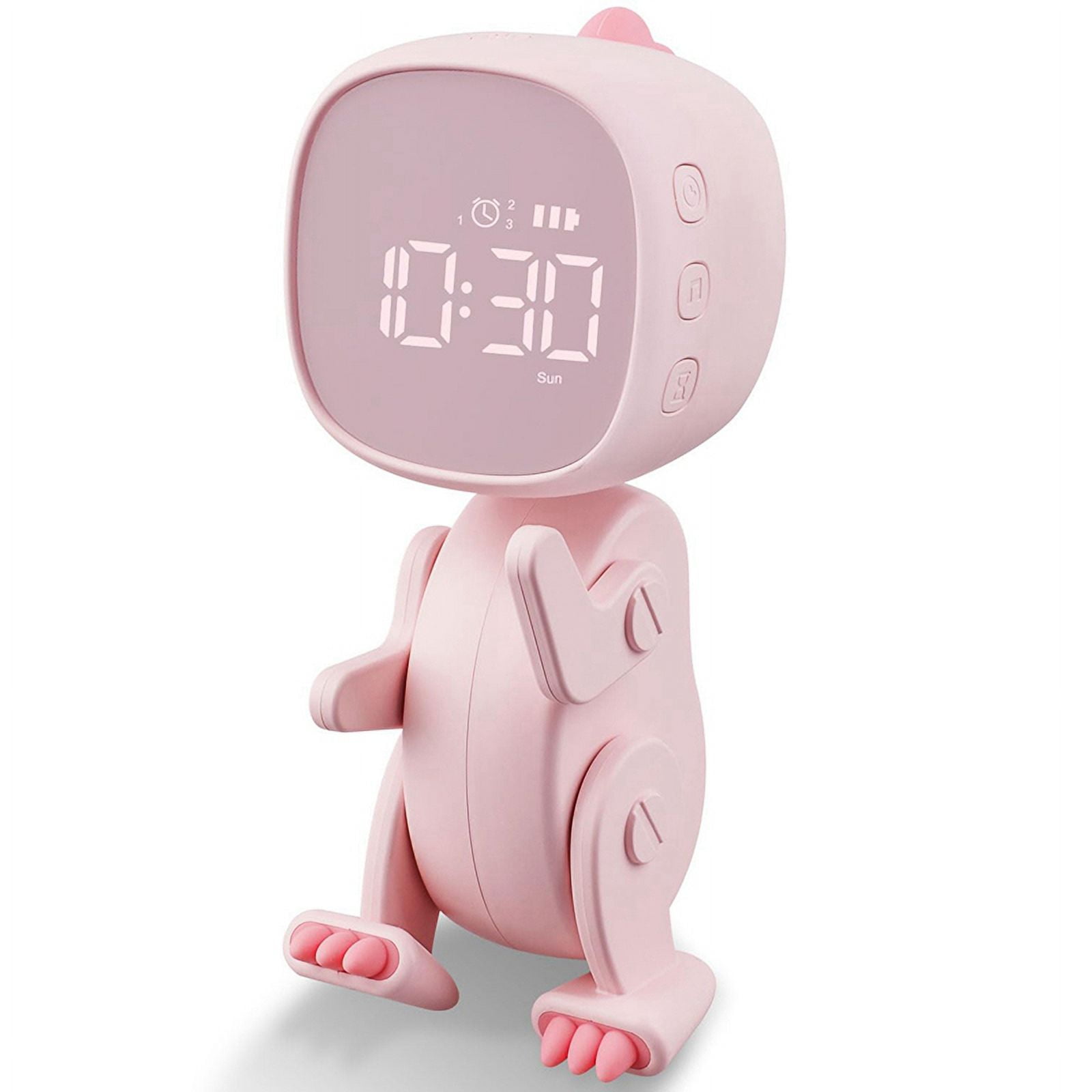 Children'S Digital Alarm Clock, Three Alarms, Dinosaur Alarm Clock with ...