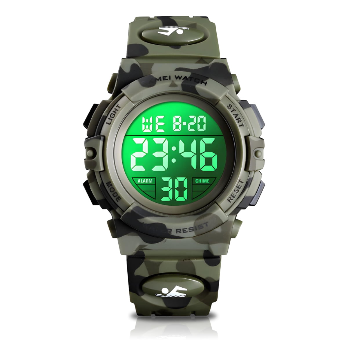 Children'S Digital Watches, Boys' Outdoor Sports Waterproof Watches ...