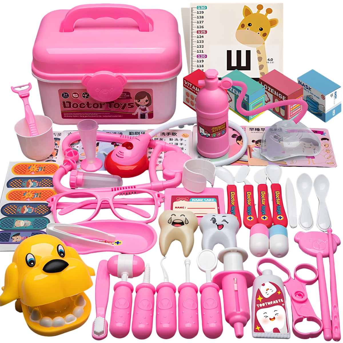 Children'S Doctor Toy Set Tools Medical Kit Boys And Girls Play Home ...