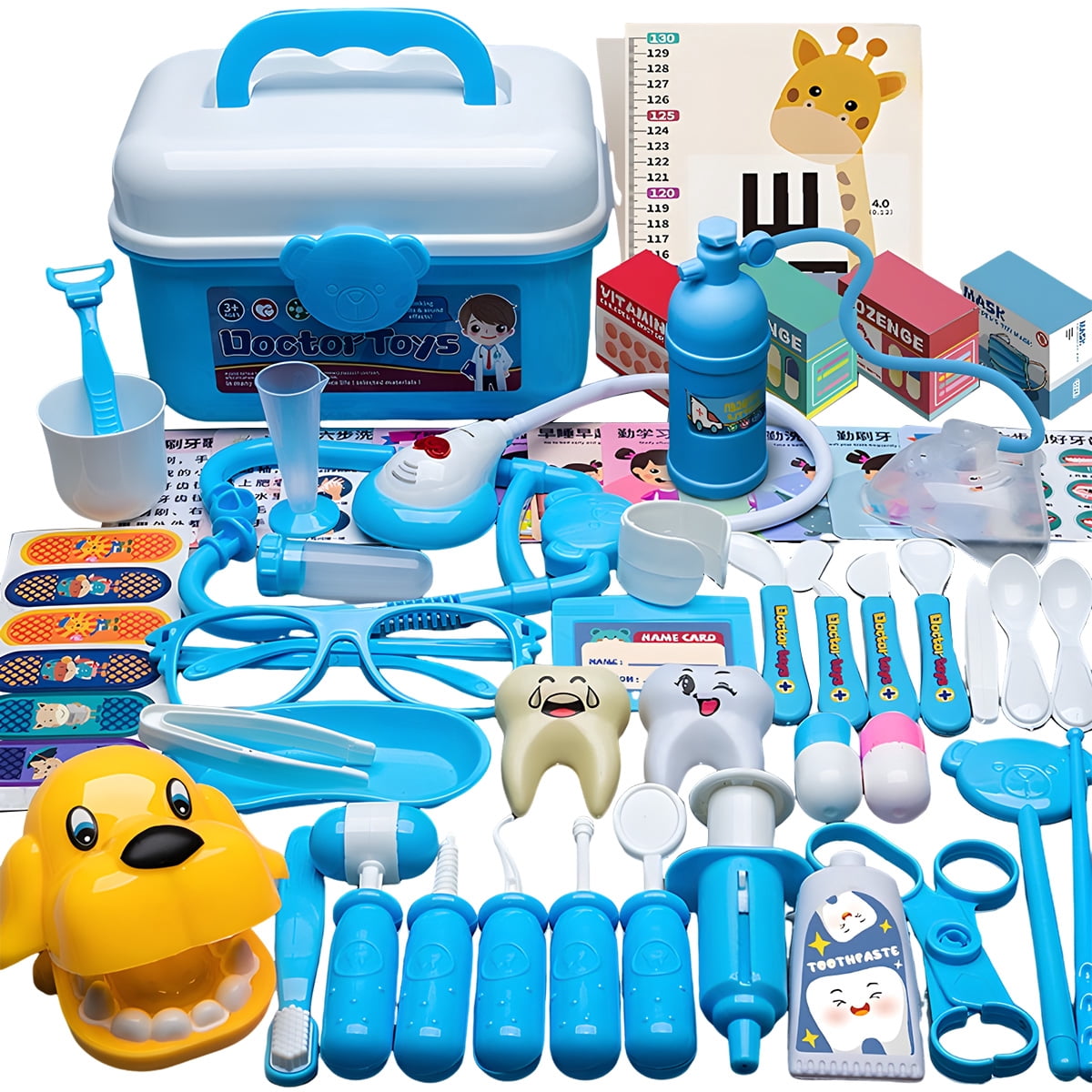 Children'S Doctor Toy Set Tools Medical Kit Boys And Girls Play Home ...