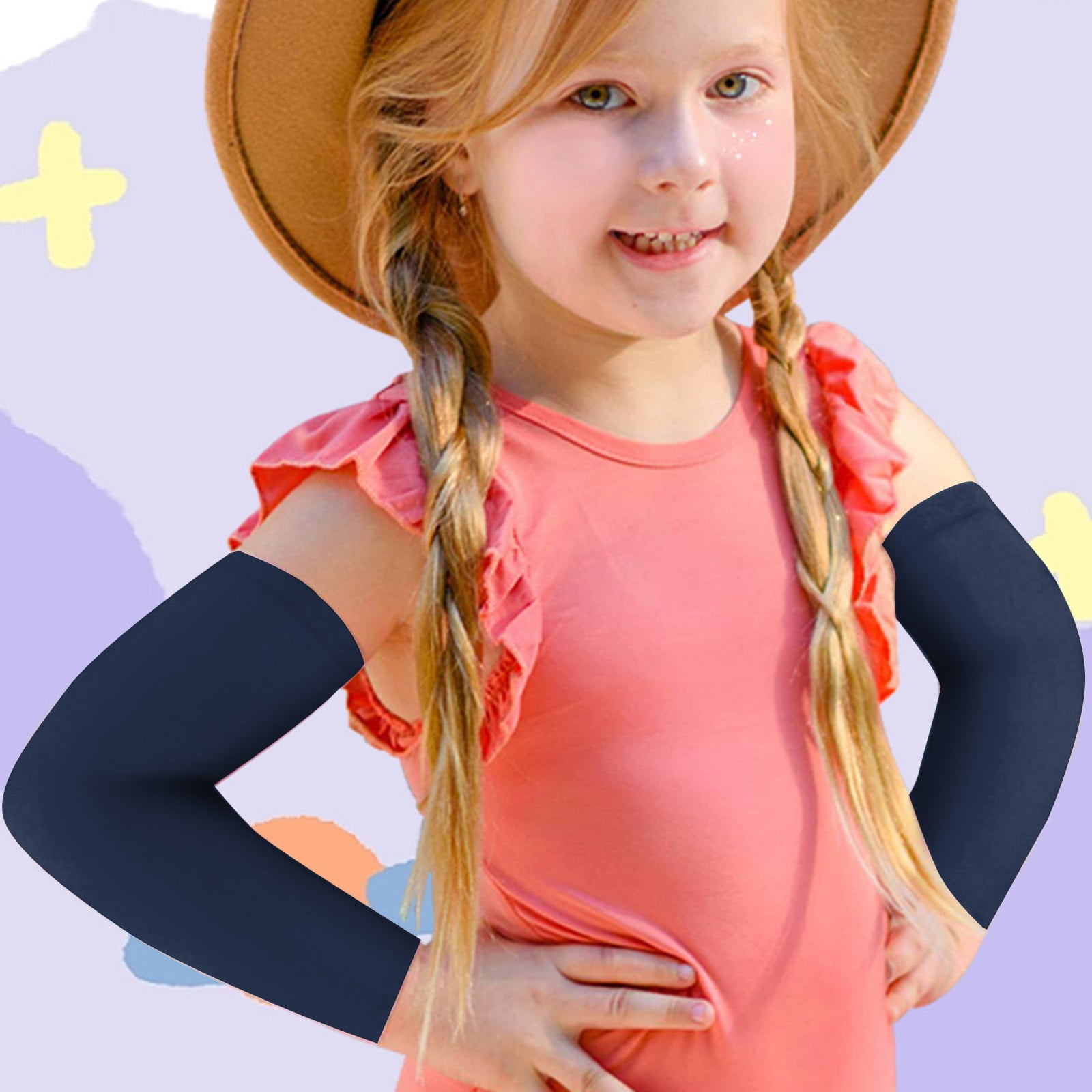Children'S Elastic Sleeves with Sun Protection, Perfect for Outdoor ...
