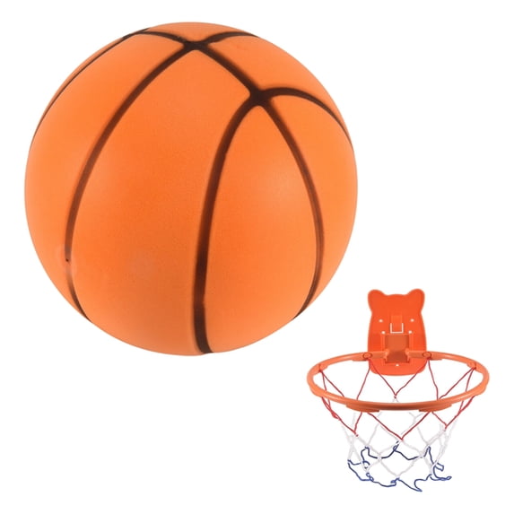 Children'S Indoor Silent Basketball Silent Racket Ball Home Training ...