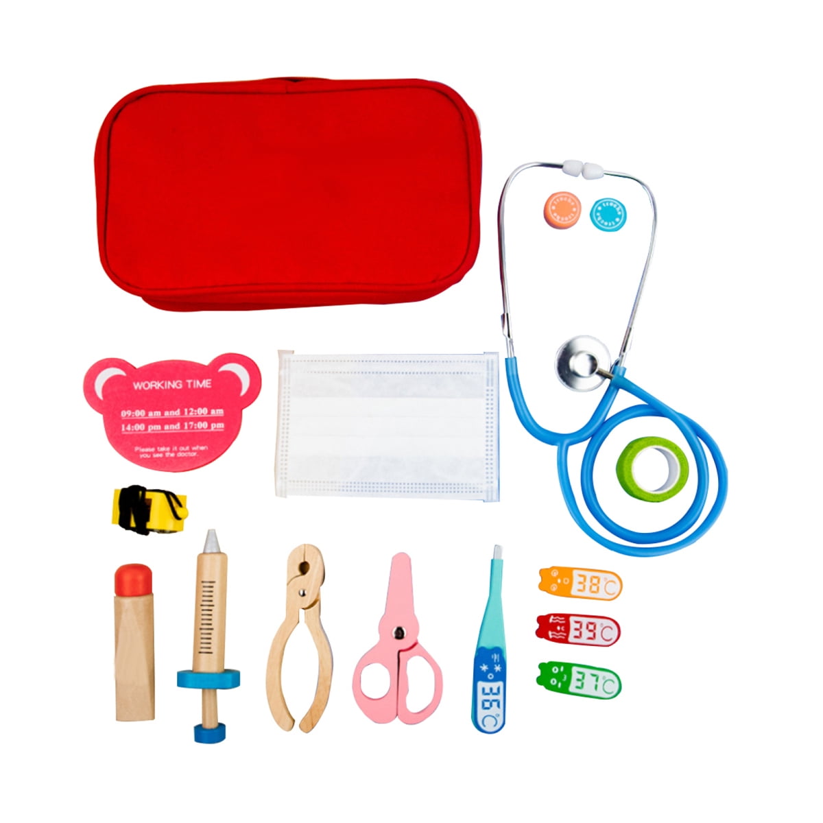 Children'S Simulation Play House Doctor Toys Set Cloth Bag Small Nurse ...