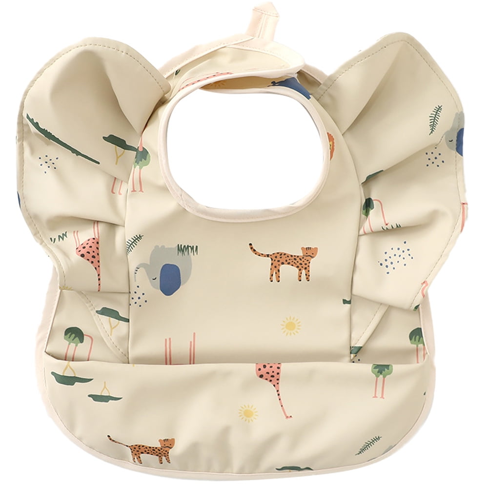 Children'S Smocks Can Reversed, Baby Eating Food Clothes - beige zoo ...