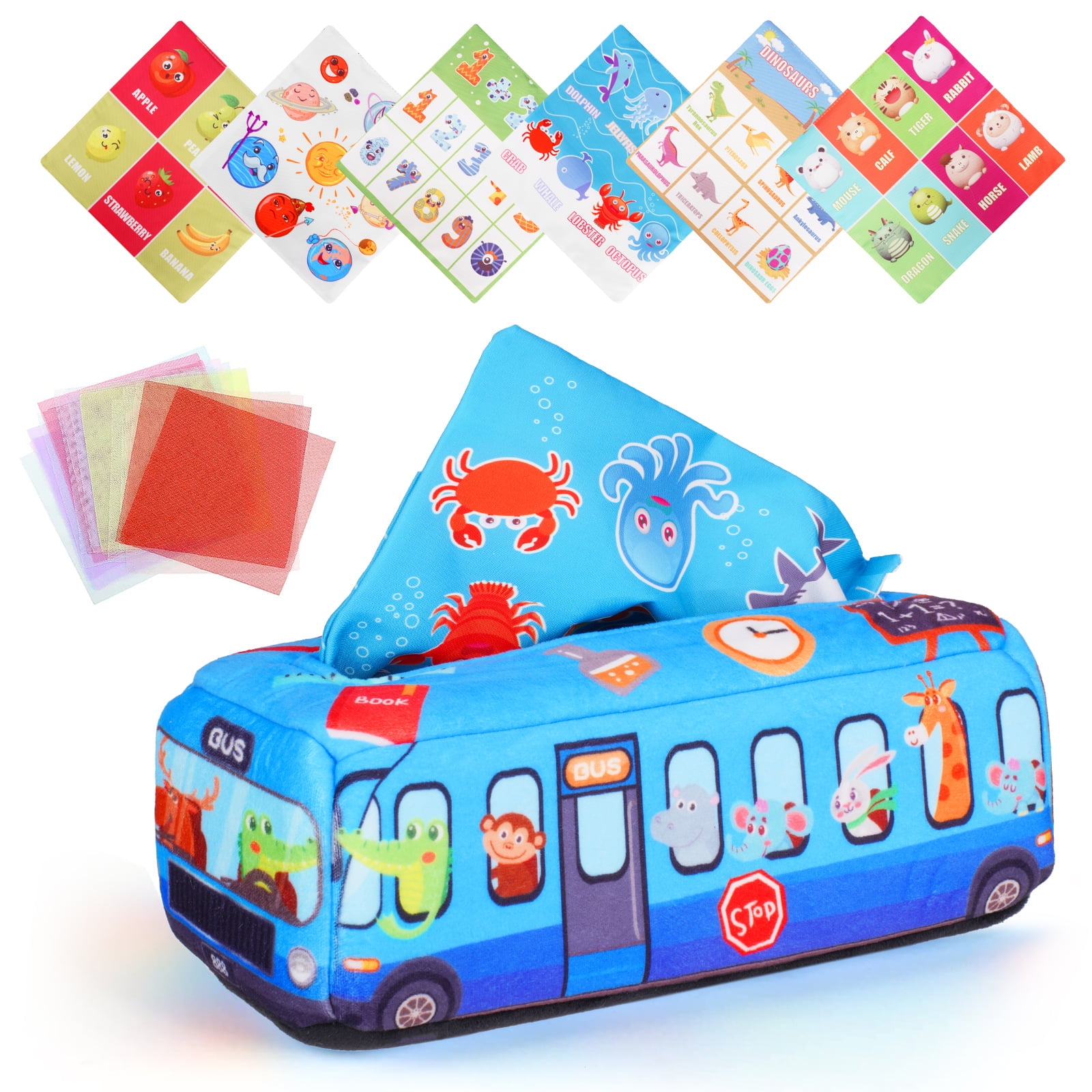 Children'S Toy Tissue Box To Tear Not Rotten Pumping Paper Box Baby ...