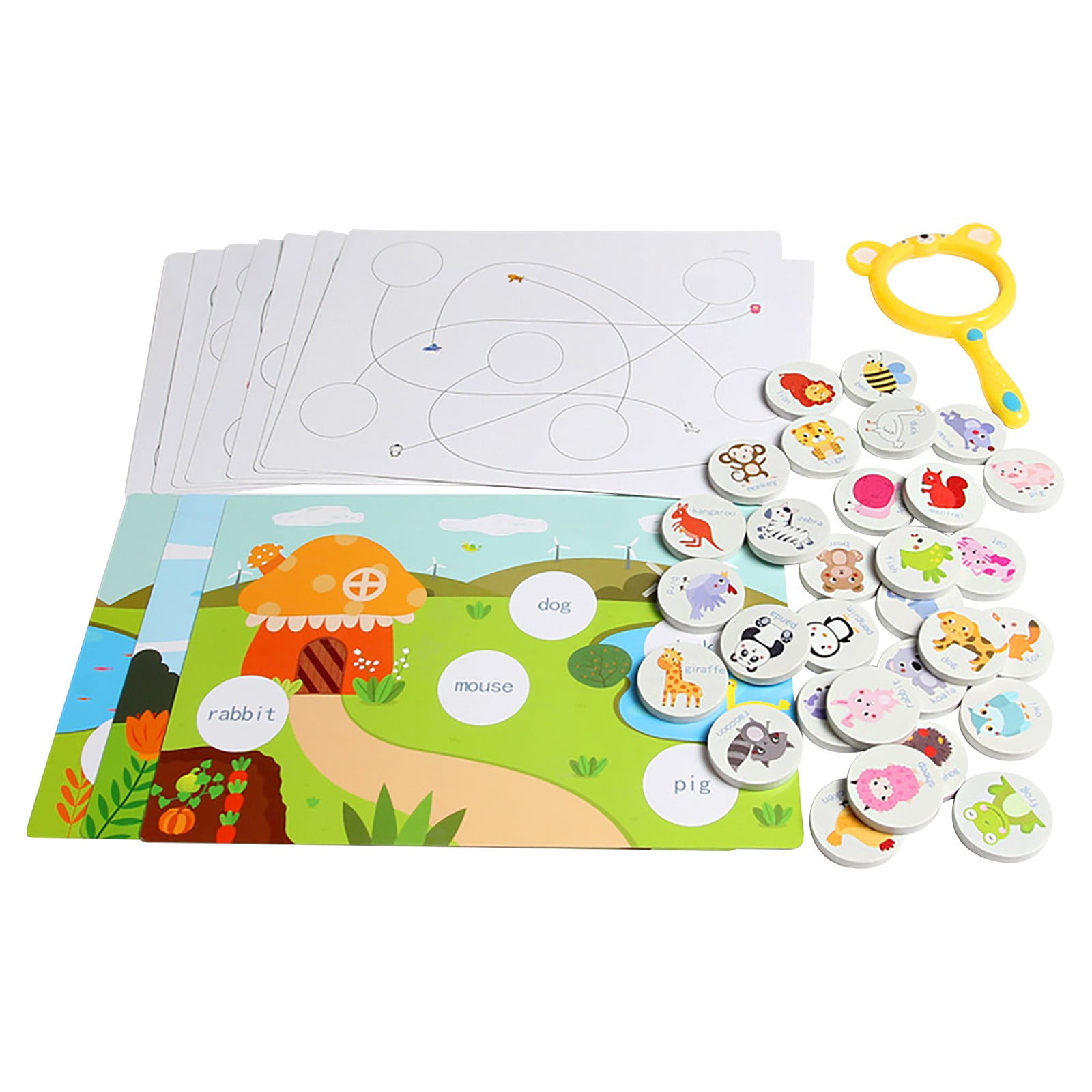 Children'S Visual Tracking Pen Connection Hand-Eye Coordination Logical ...