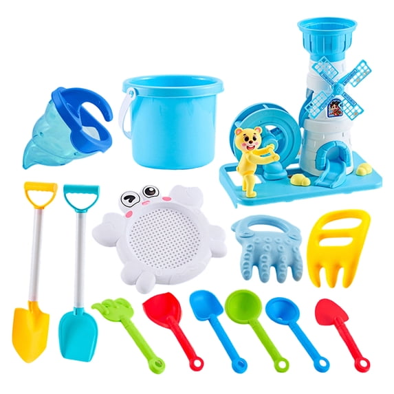Children Sand Beach Toy Kit, Digging Tools with Truck & Watering Can ...