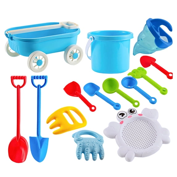 Children Sand Beach Toy Kit, Digging Tools with Truck & Watering Can ...