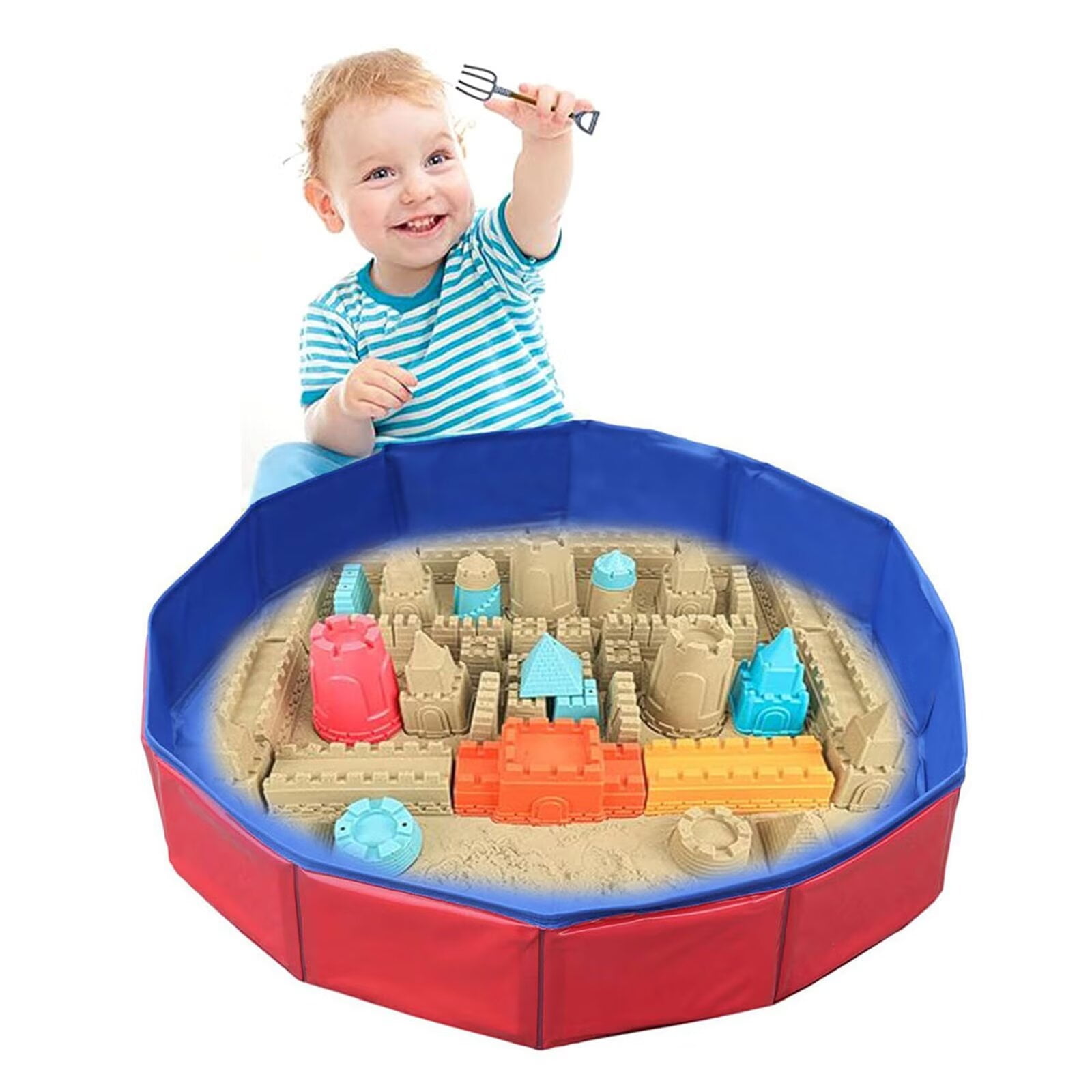 Children Sand Table, Boys Girl Kids Sensory Activity Sand Water Table ...