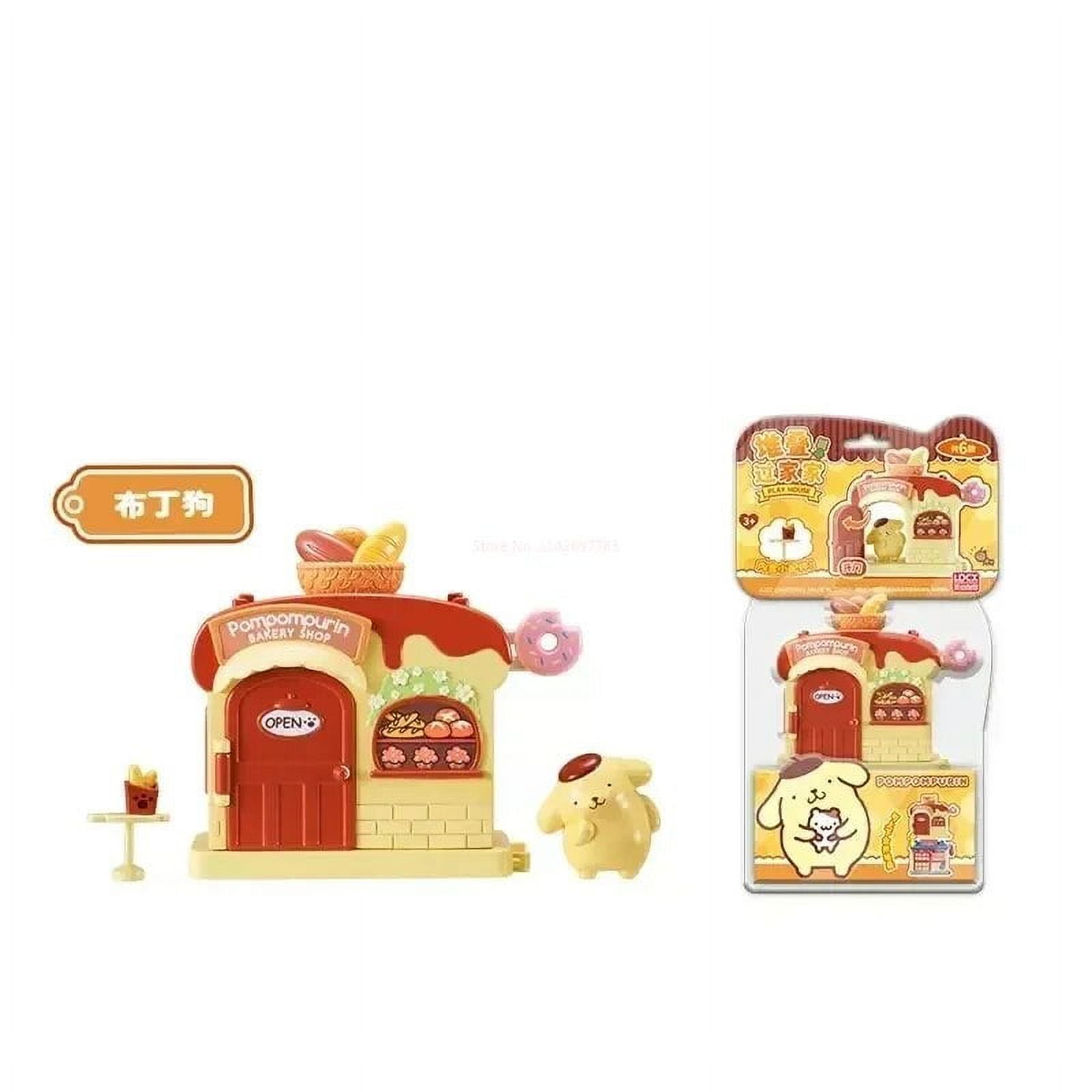 Children Sanrio Hello Kitty Kuromi Cinnamoroll Play House Toy Street ...