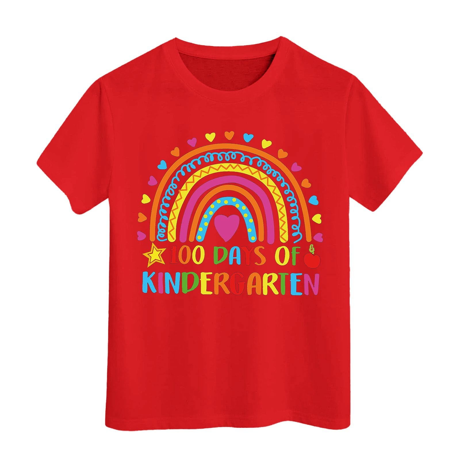 Children Shirts for Girls Birthday Short Sleeve Crew Neck Letter ...