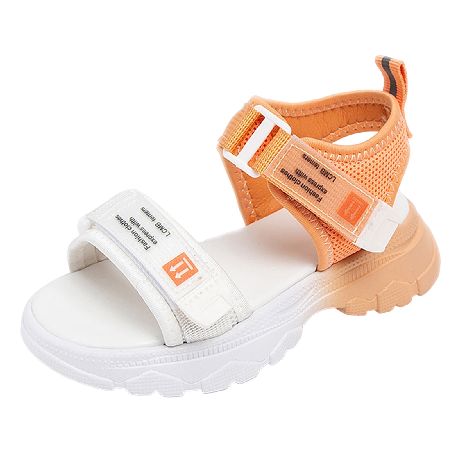Children Shoes Platform Sandals Color Matching Soft Sole Beach Sports ...