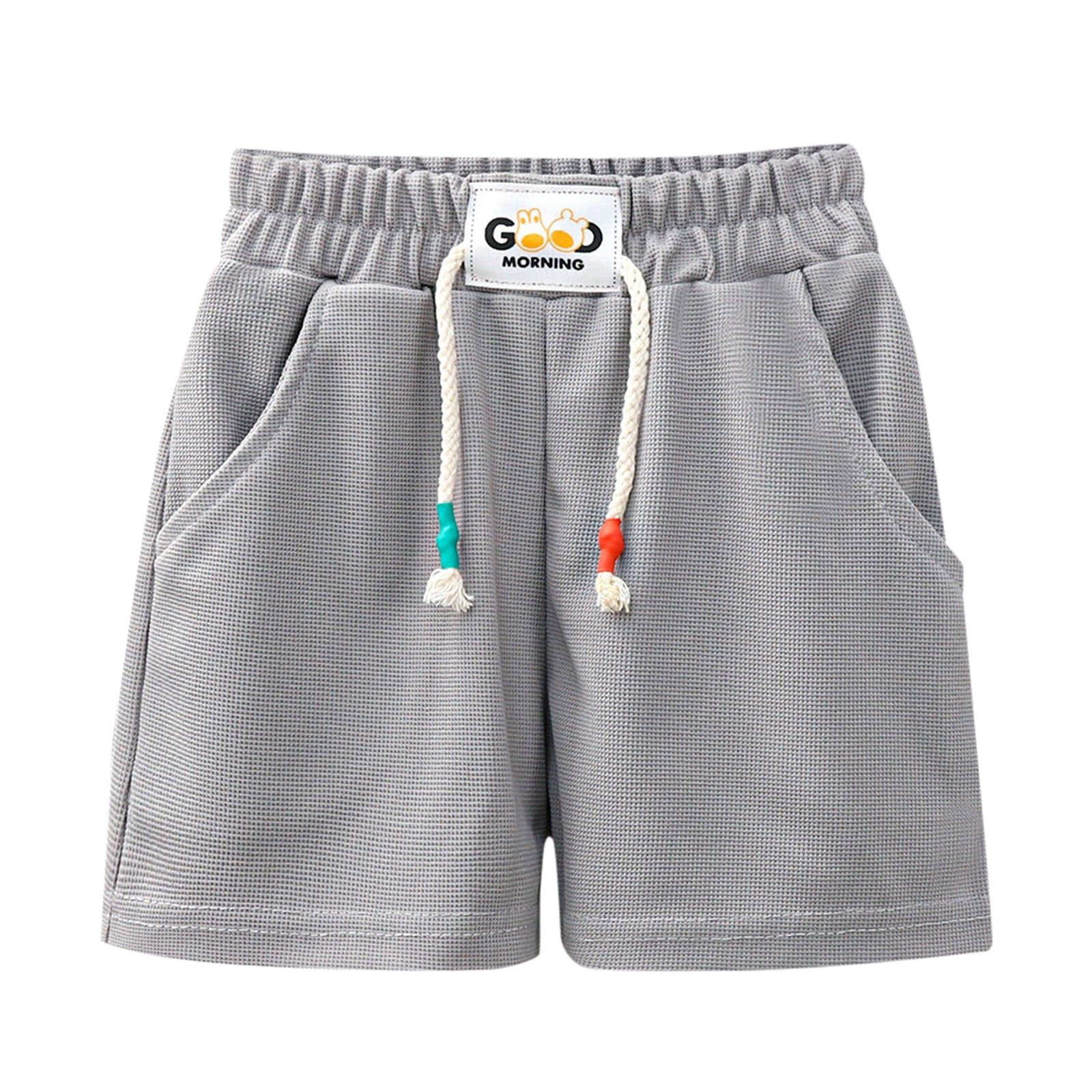 Children Shorts Boys Girls Drawstring Casual Summer Shorts Clothes Kids ...