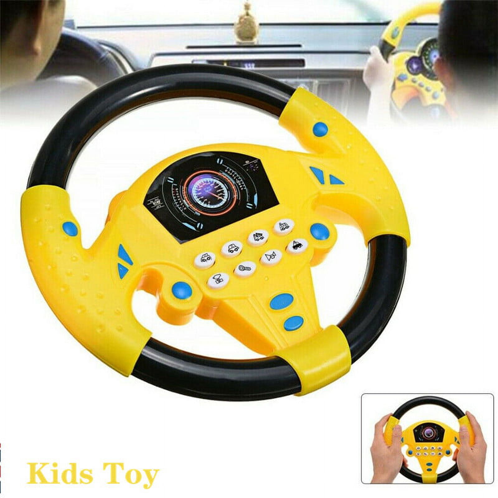 Children Simulation Small Steering Wheel Copilots Toy Simulated ...