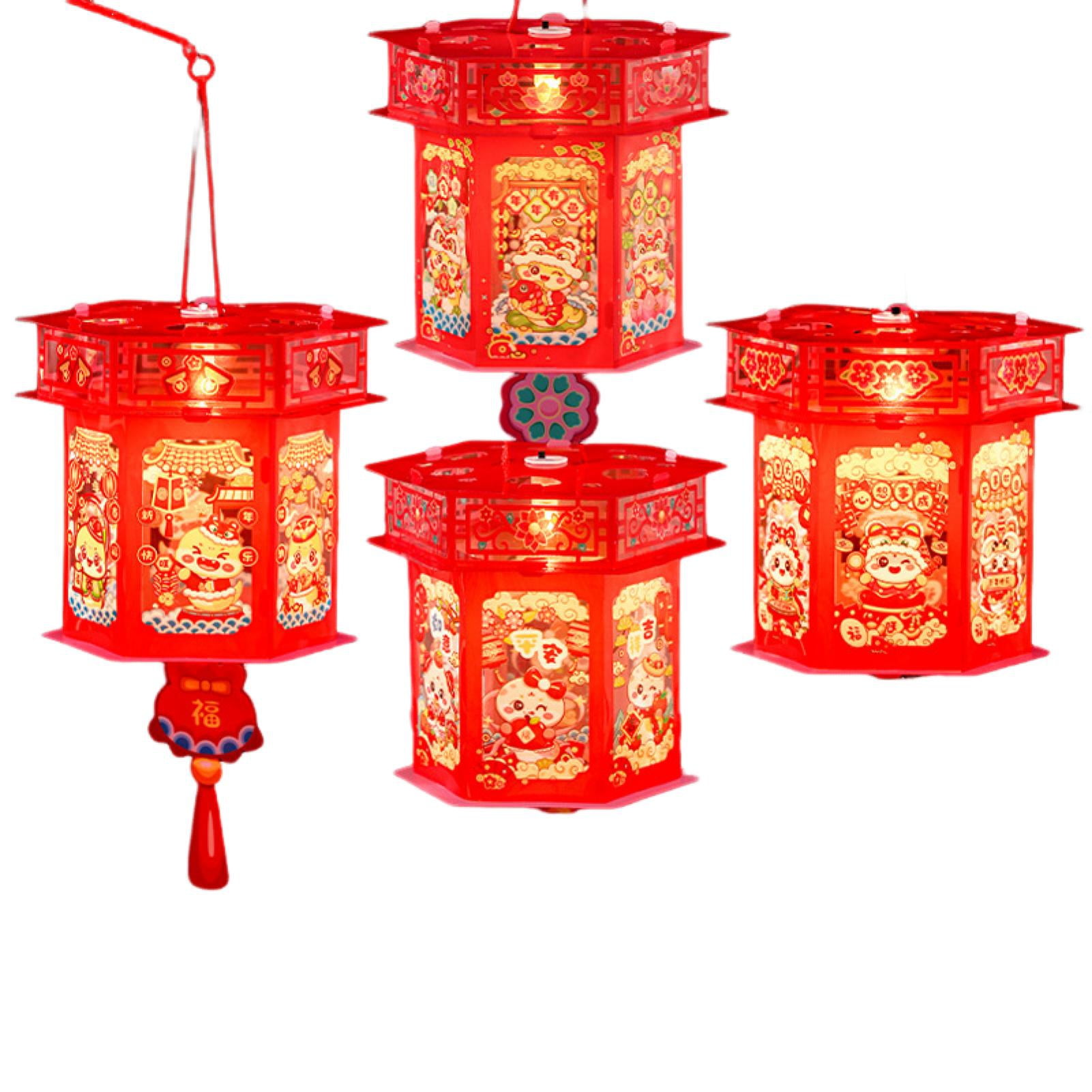 Children Snake Lantern Year of Snake Lantern Kit with Pole Kids ...