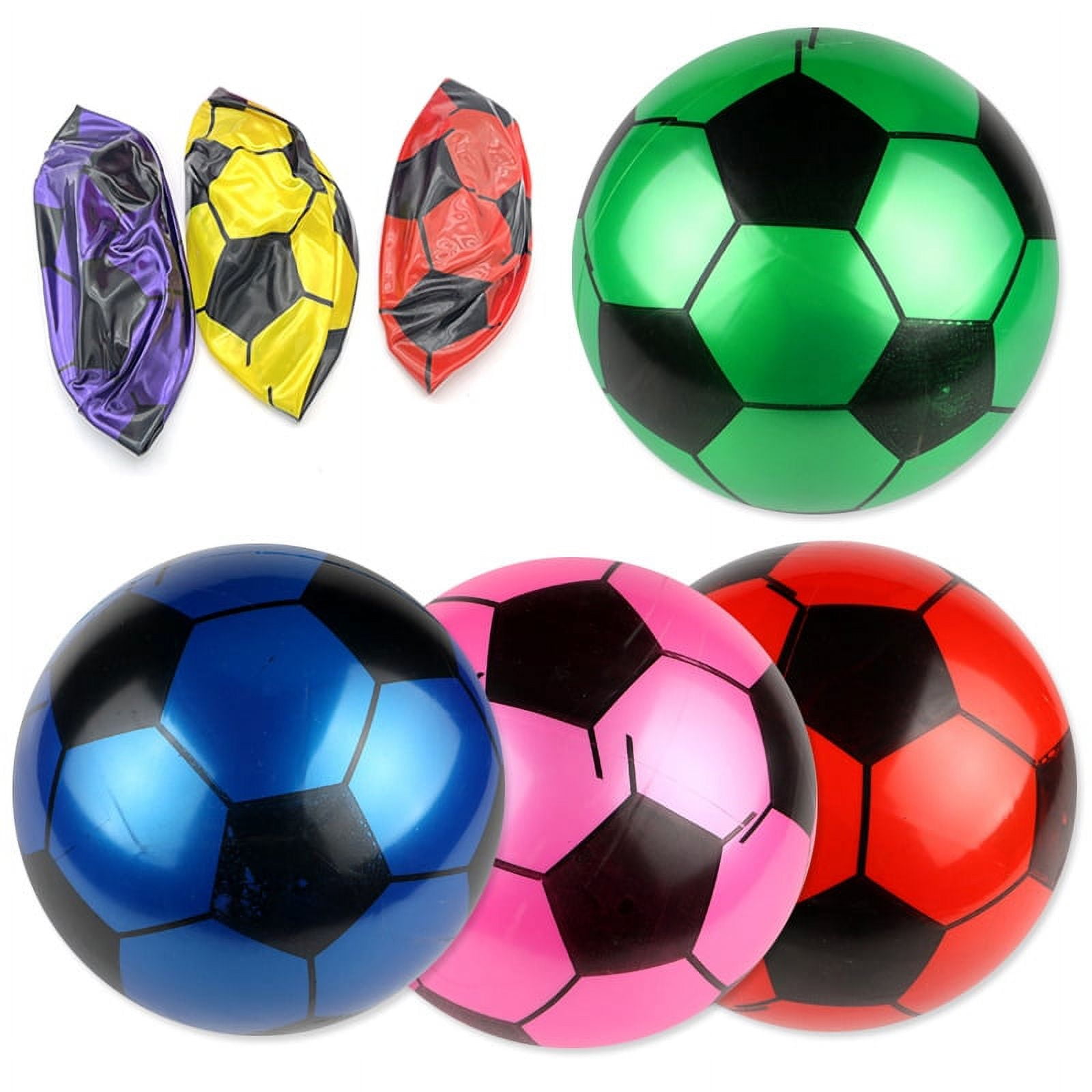 Children Soccer Ball PVC Inflatable Hand Pat Football Sports Match ...