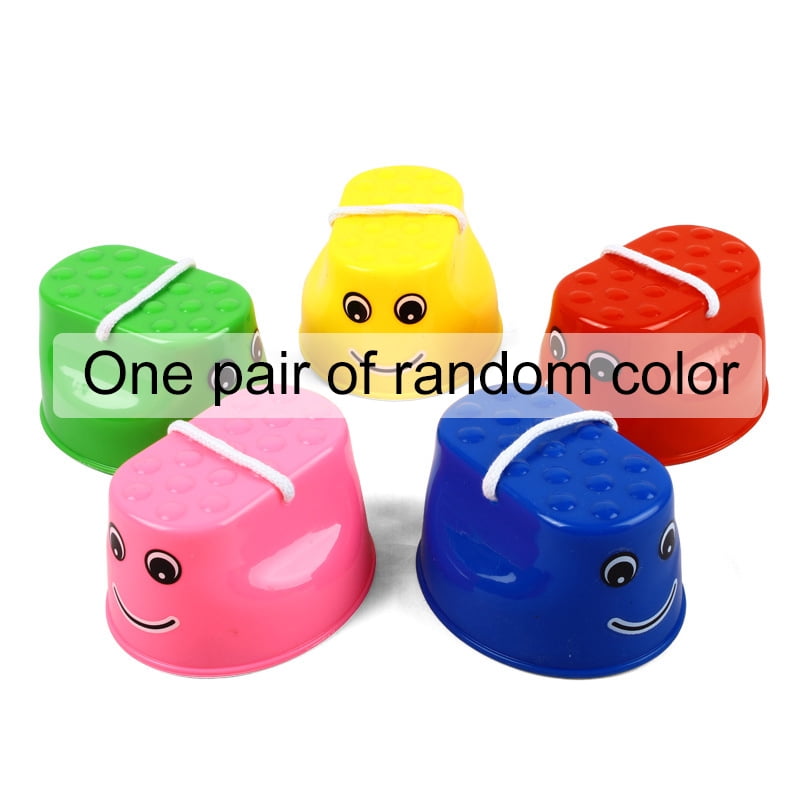 Children Sports Toys Plastic Jump Balls Cartoon Smiley Face Stilts ...