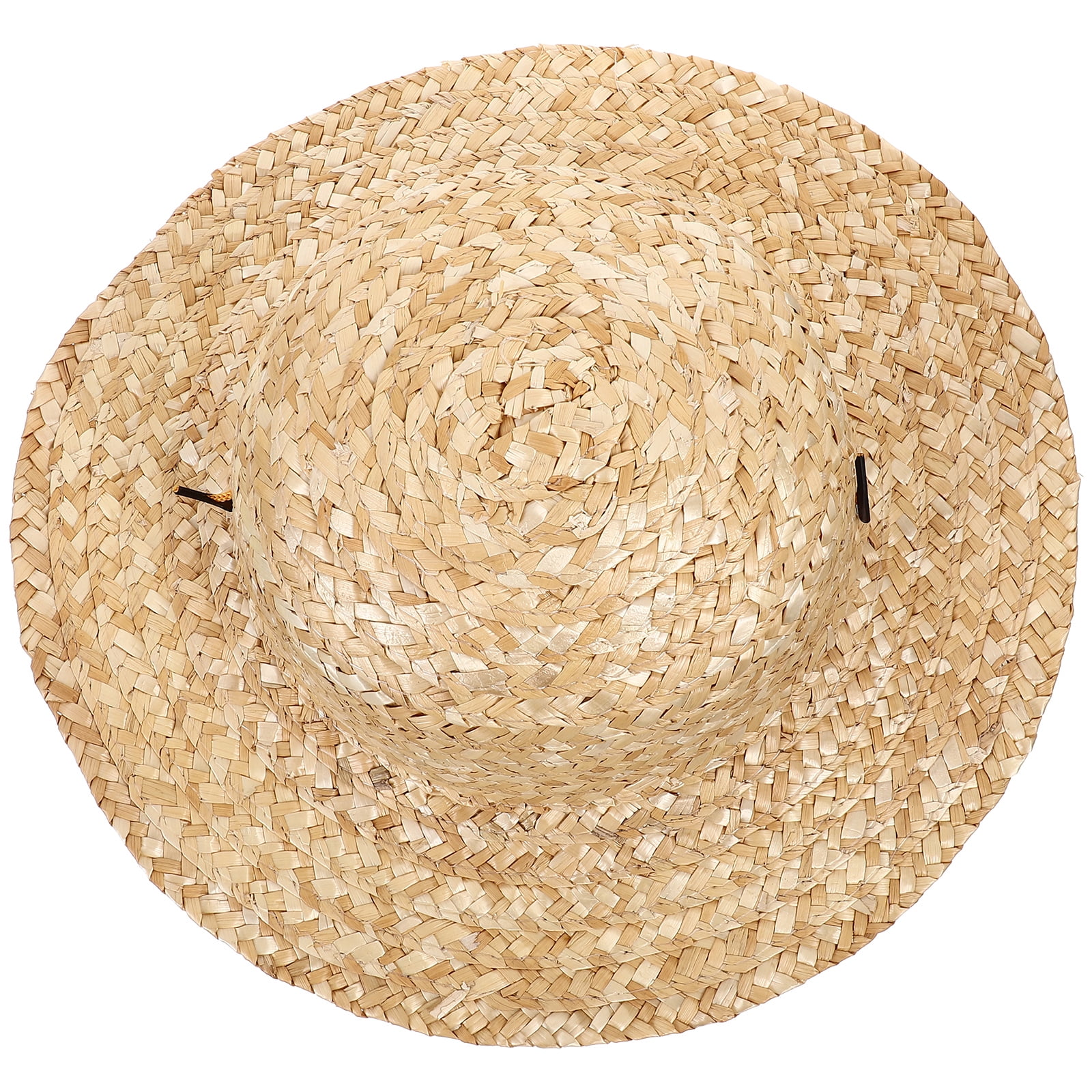 OUNONA Beige Adjustable Kids for Home Woven Straw Lightweight 31cm ...