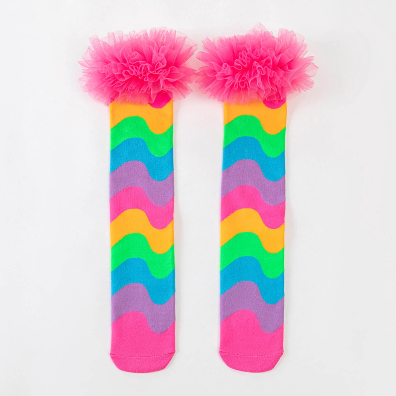 Children Striped Knee High Socks, Boys Girls Color Knee High Stockings ...